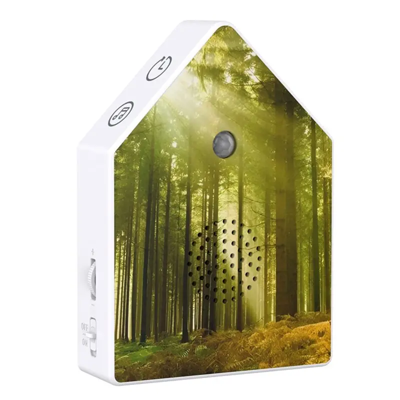 A58Z White Noise Music Device Singing Bird Box With Timer Bird Chirping ...