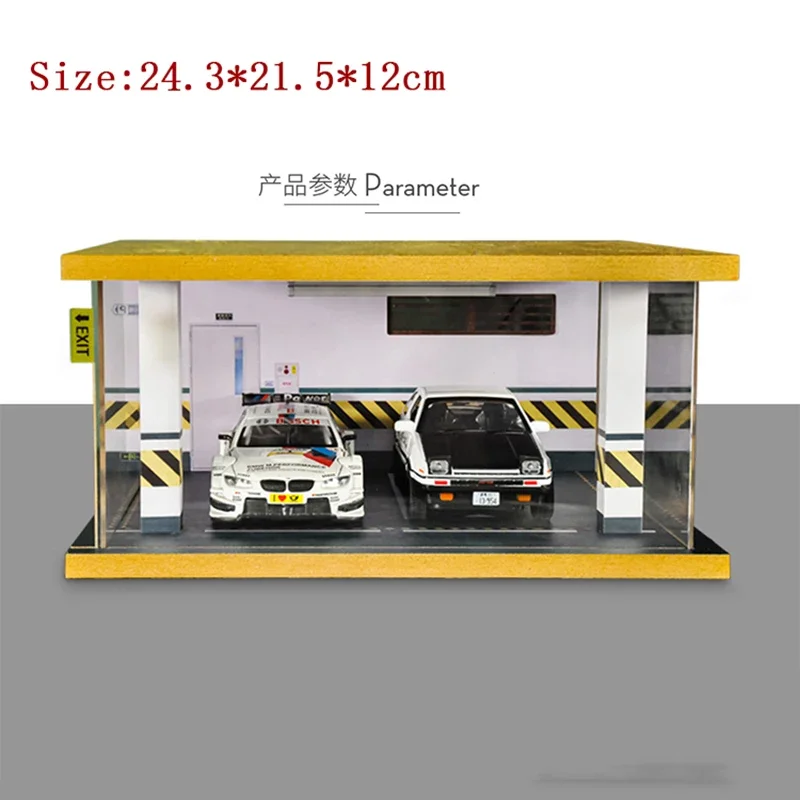 1:32 Scale For Car Model Garage Assembled Space Collection Decoration ...
