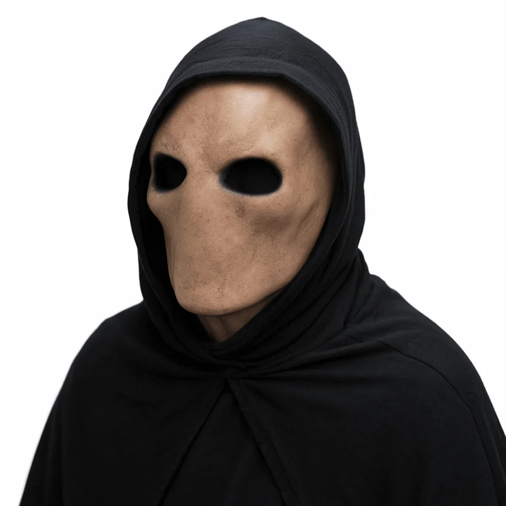 Faceless Man Halloween Slenderman Mask Dress Up Realistic Alien Skull ...