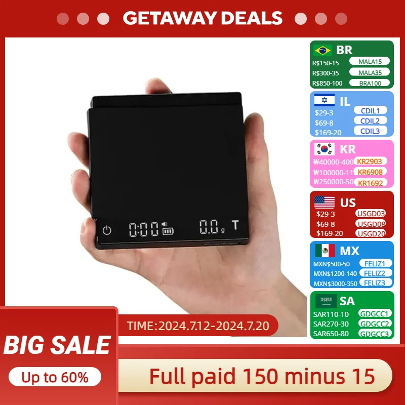 MHW-3BOMBER-Smart-Coffee-Scale-with-Timer-2kg-0-1g-High-Precision ...