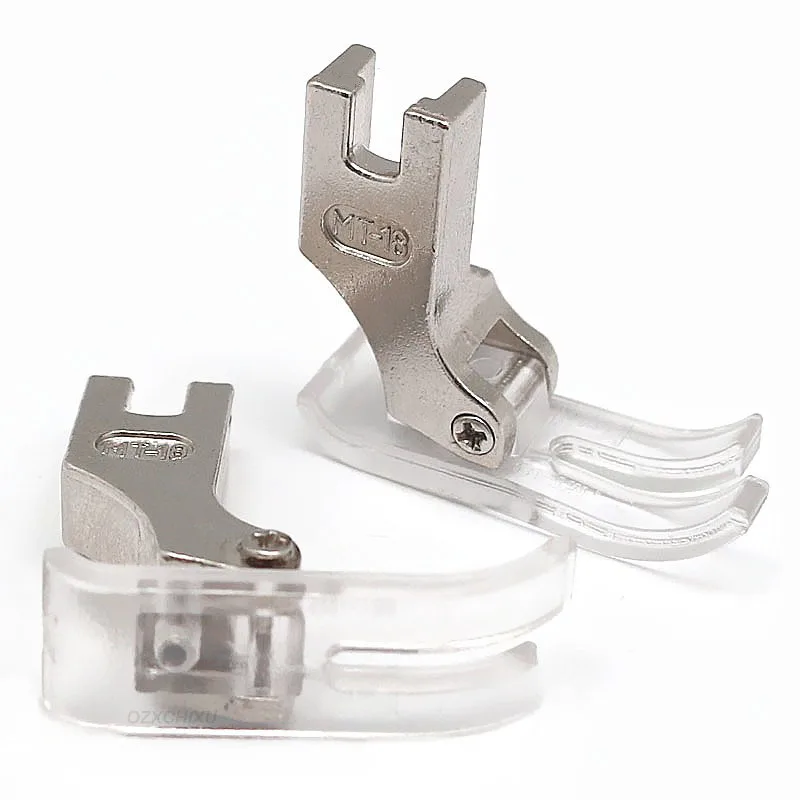 2PC Industrial Sewing Machine Flat Plastic Presser Foot MT-18 Wear ...