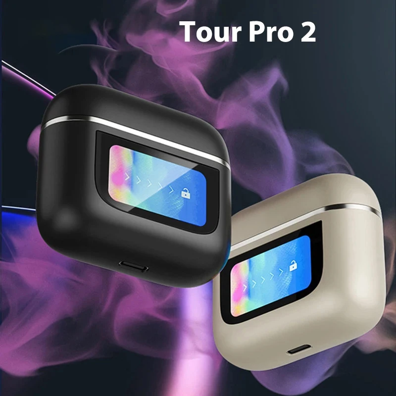 ANC-Wireless-Earphones-TOUR-PRO-Color-LED-Screen-TWS-Earbuds-Touch ...