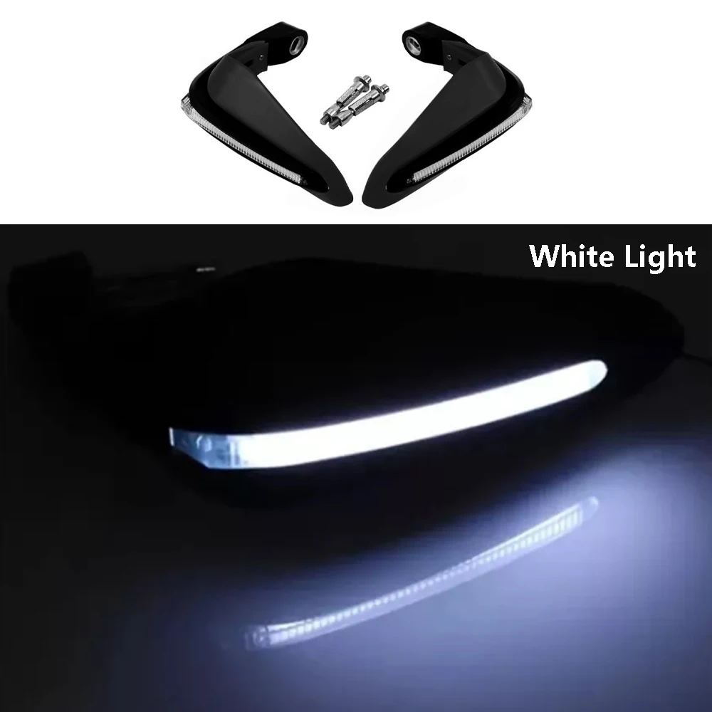 Motorcycle-Hand-Guard-Shield-with-Turn-Signal-Lights-LED-Flashing ...