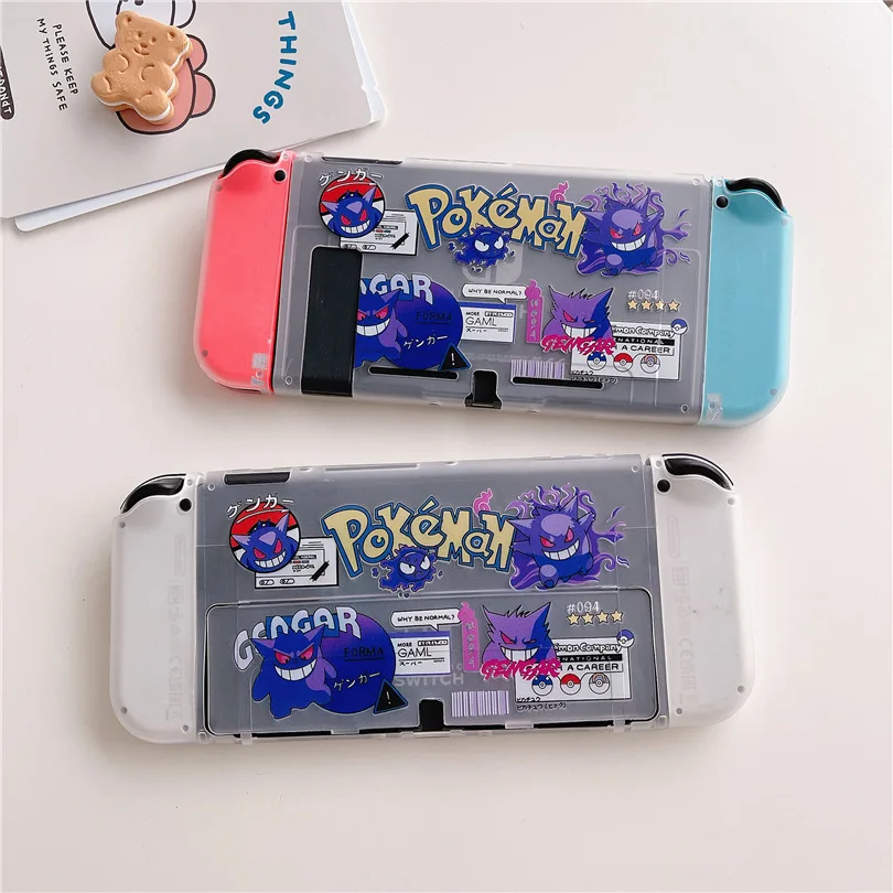 Pokemon Gengar For Switch Case Shell Protective Split Housing Box For ...