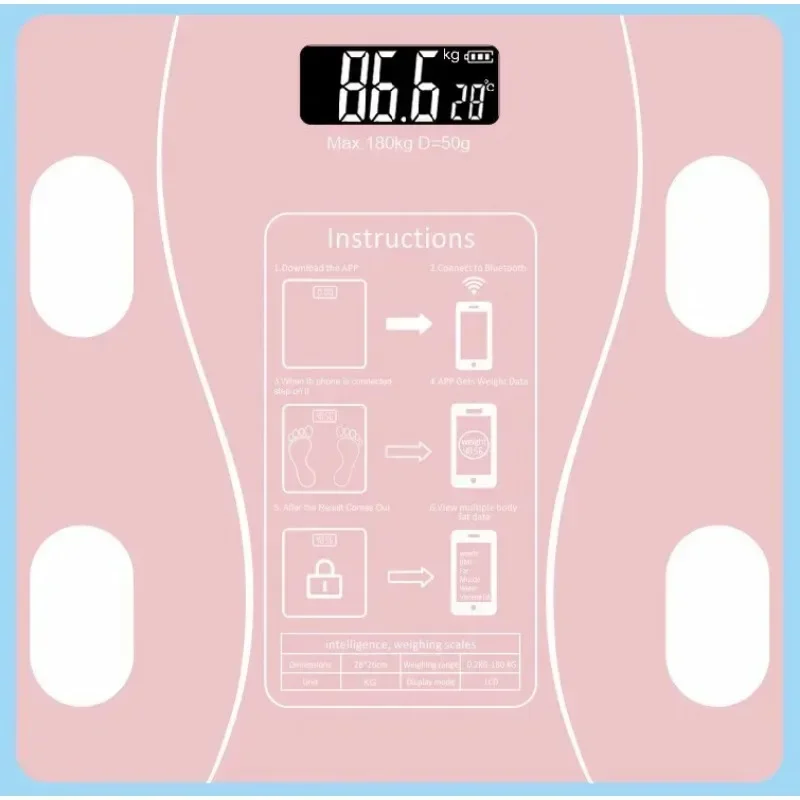 Weight-Scale-Body-Fat-Smart-Bluetooth-Electronic-Scale-Weighing-Scale ...