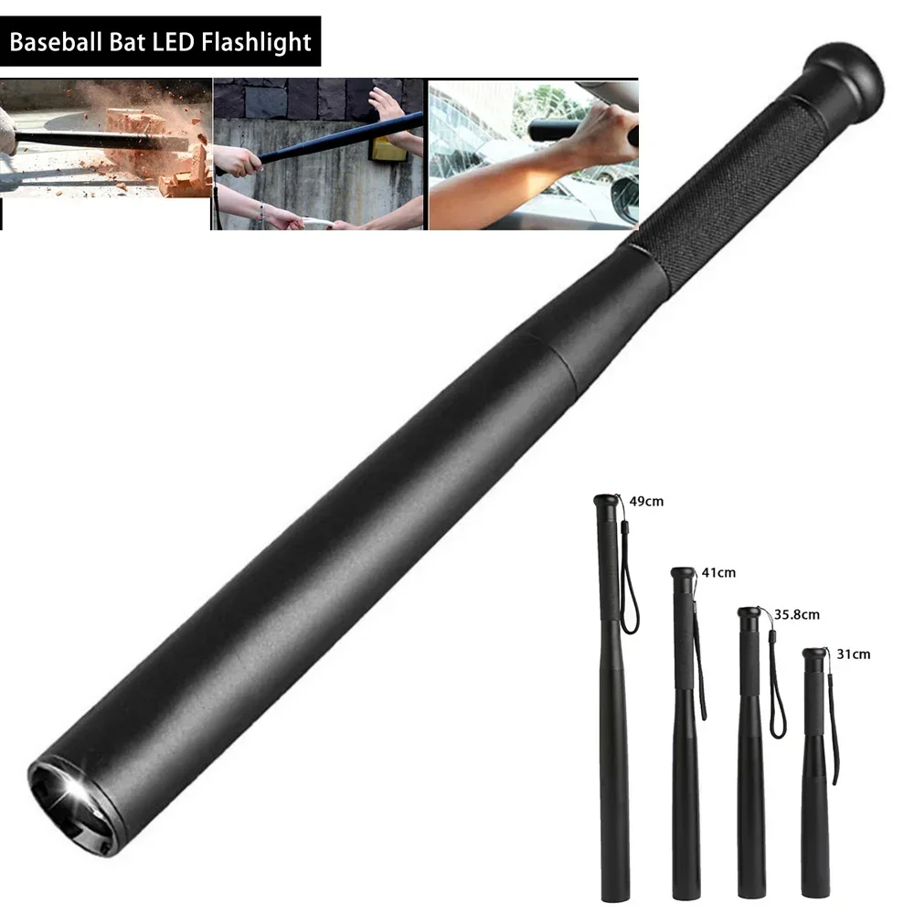 Baseball-Bat-LED-Flashlight-Waterproof-Super-Bright-Baton-Aluminium ...
