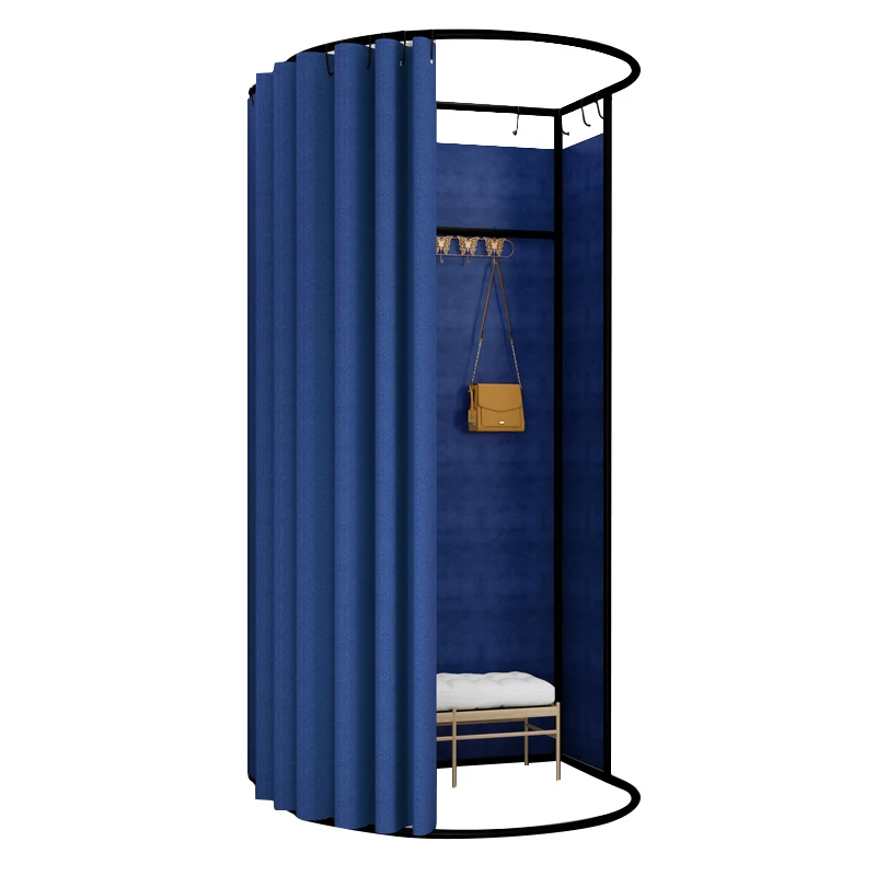 Mobile-fitting-room-clothing-store-floor-portable-foldable-simple ...