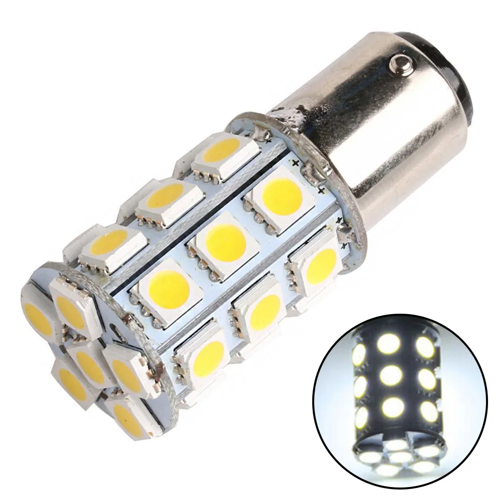 1Pc-White-27-SMD-BA15D-Cabin-Marine-Boat-LED-Inner-Lights-Bulbs-1004 ...