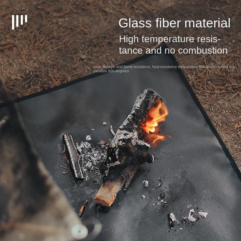 Outdoor-Fireproof-Cloth-Camping-BBQ-Insulation-Mat-Fiberglass-Cloth ...