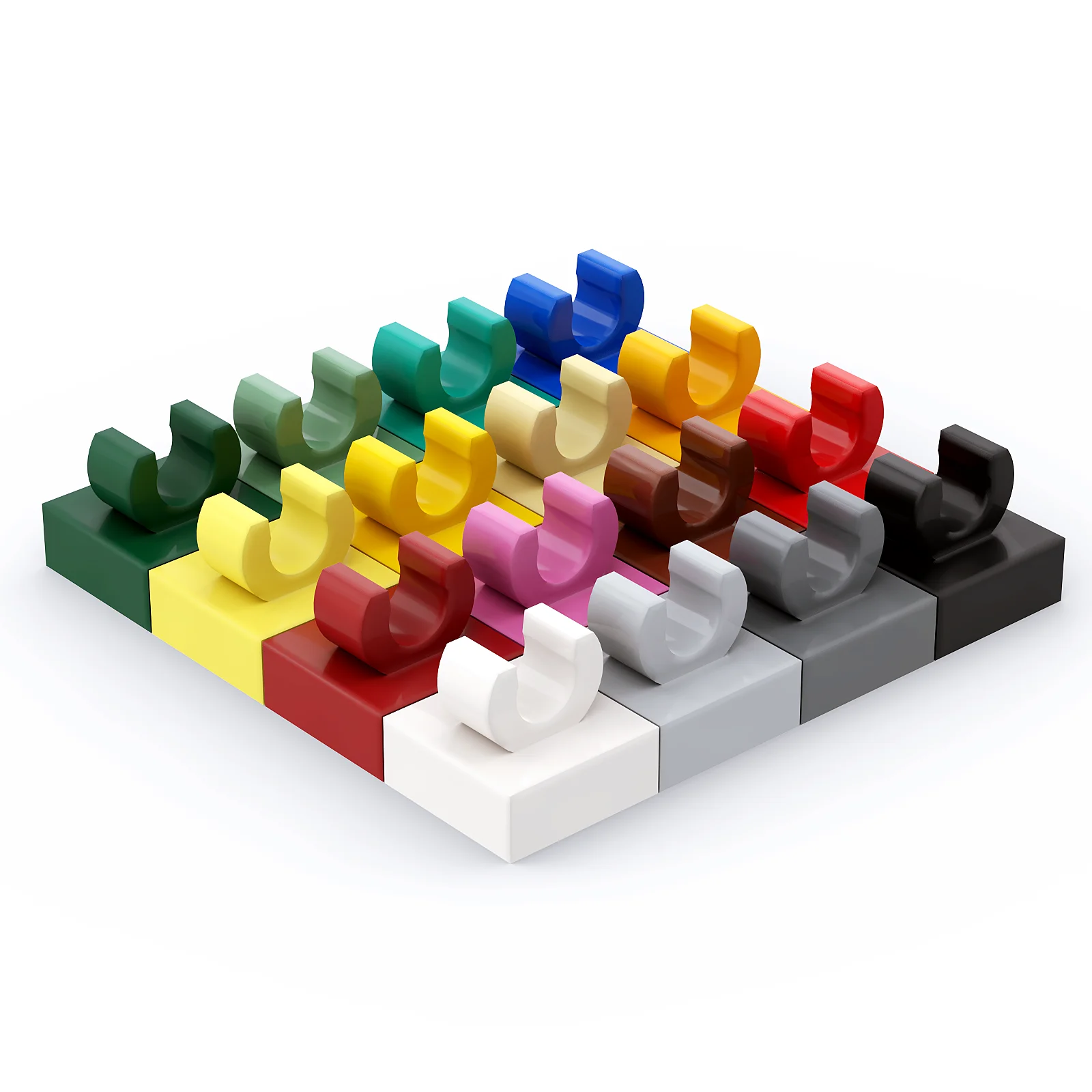 1-Pcs-Buildings-Blocks-2555-12825-Tile-Modified-1-x-1-with-Clip-Brick ...