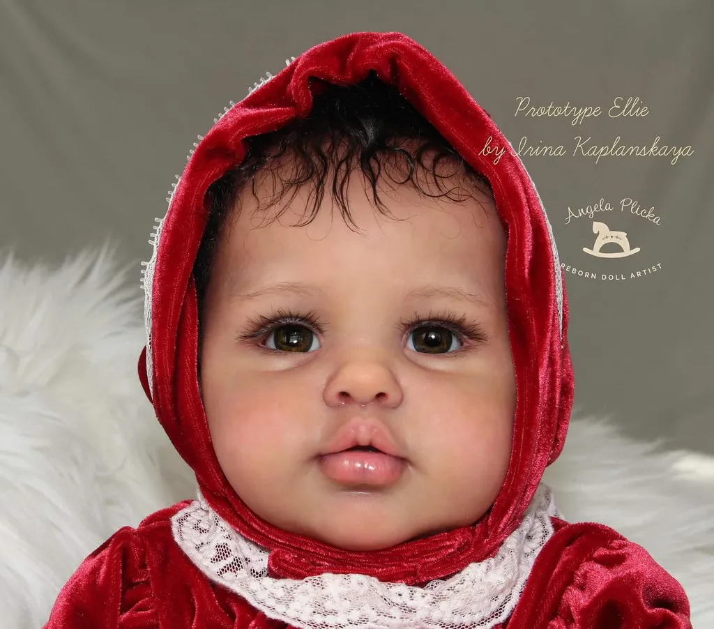 Reborn-Baby-Doll-com-corpo-de-pano-Ellie-Edi-o-Limitada-Kit-sem-pintura ...
