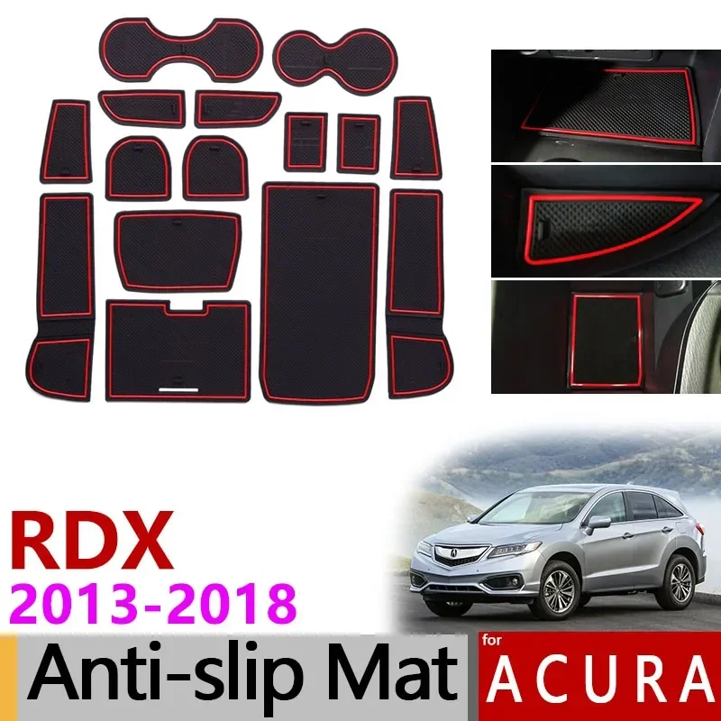 Anti-Slip-Gate-Slot-Mat-Coaster-for-Acura-RDX-2013-2018-Accessories ...