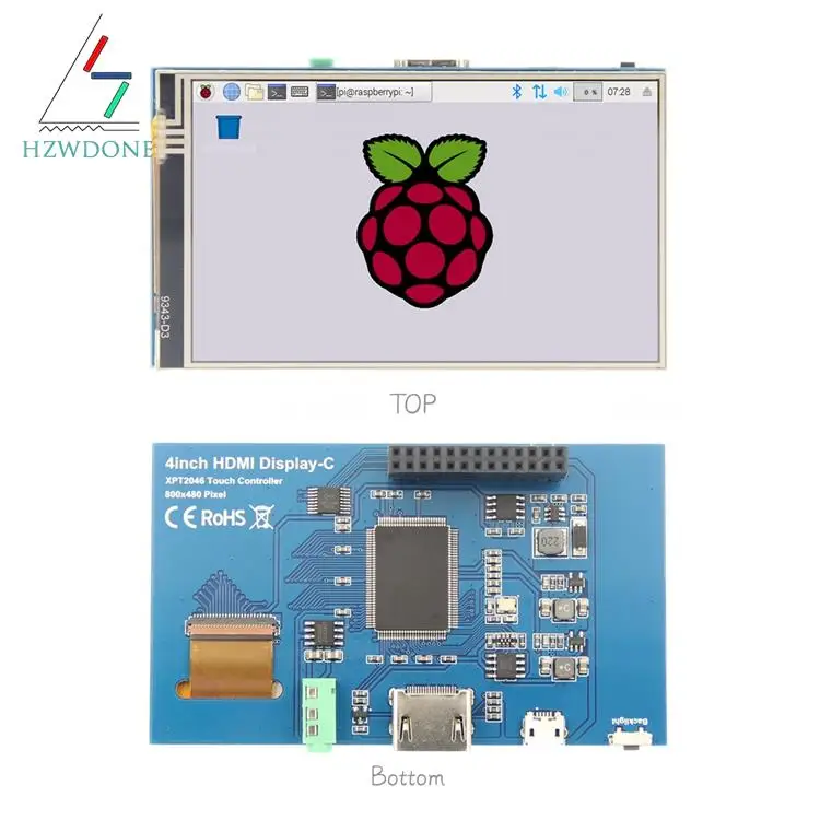 4-Inch-Raspberry-Pi-HDMI-Display-Raspberry-Pi-Touch-Screen-IPS-HD ...