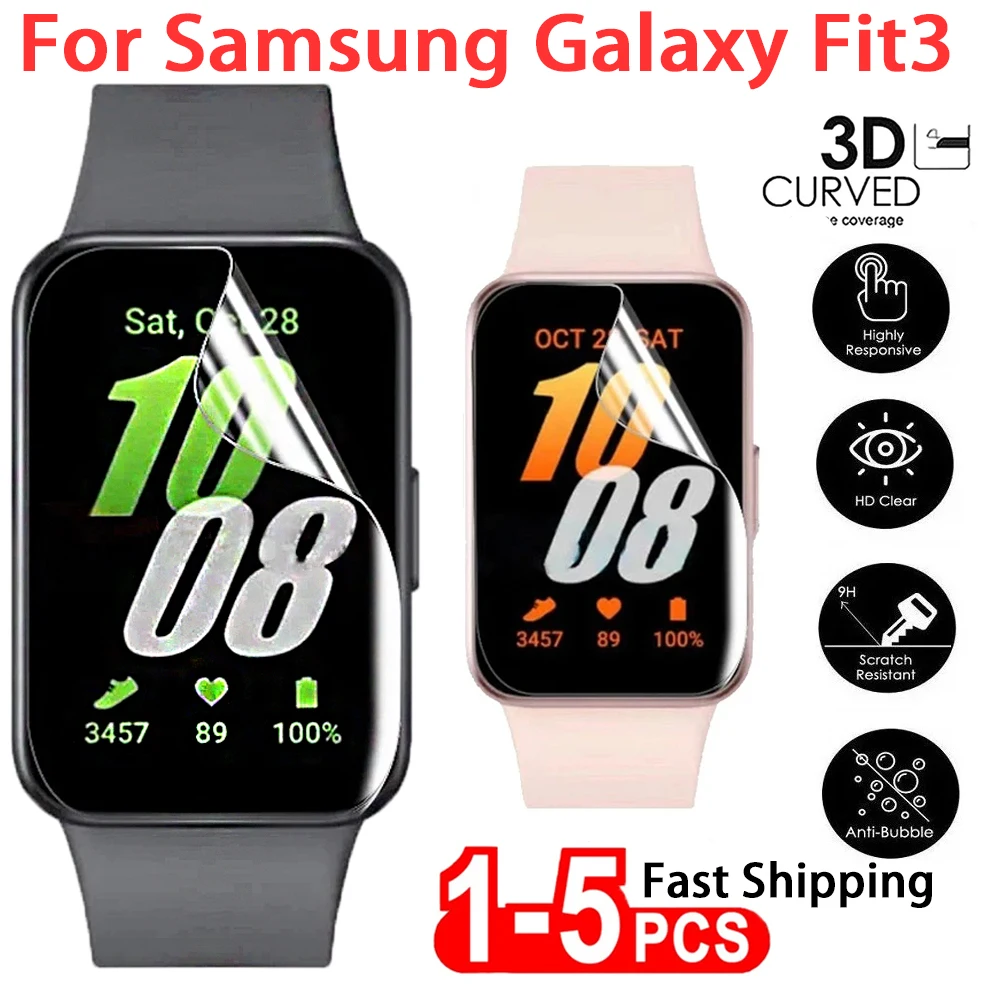 Screen Protector Film For Samsung Galaxy Fit 3 Soft Hydrogel Protective ...