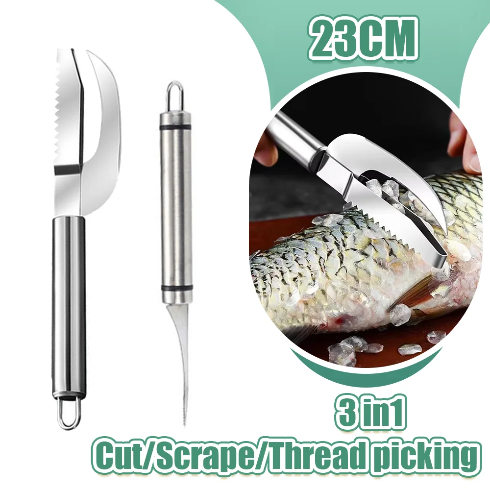 Fish-Scale-Remover-Knife-Picking-shrimp-thread-Stainless-Scaler-for ...