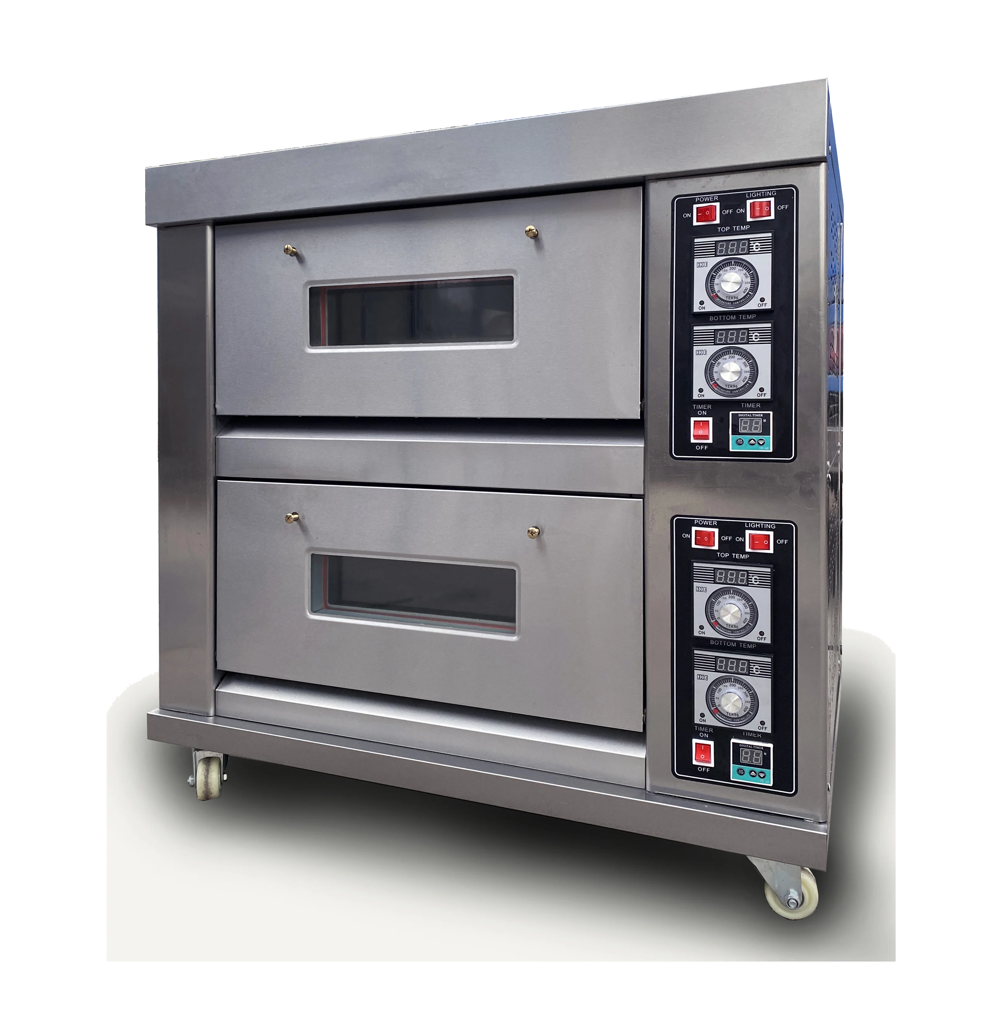 Industrial-2-deck-2-trays-gas-baking-oven-double-layer-cake-bakery ...