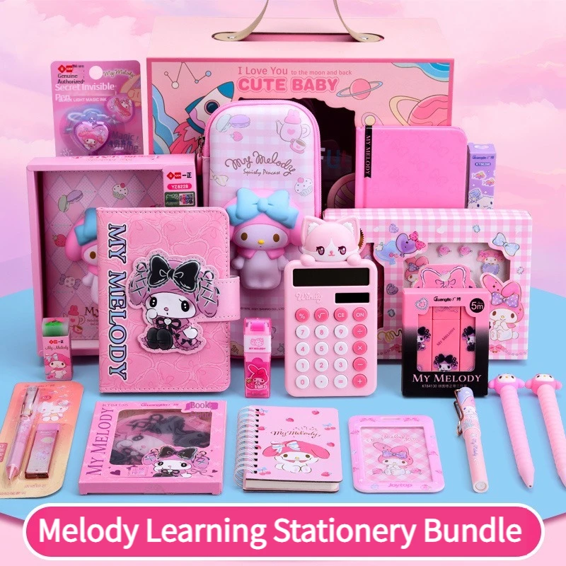Sanrio-My-Melody-Student-Stationary-Set-Kawaii-Birthday-Present-High ...