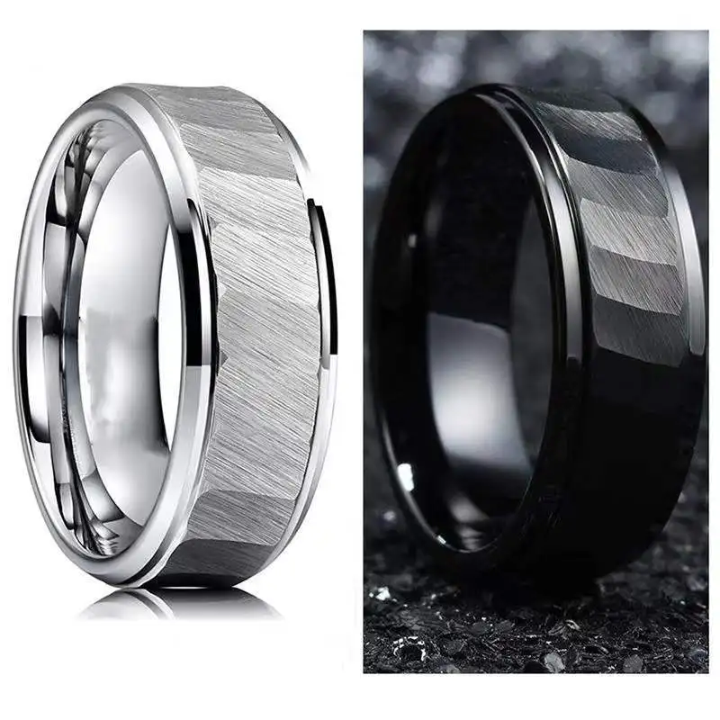 2022 New Fashion Pattern Men Ring Simple Temperament 6mm Width ...
