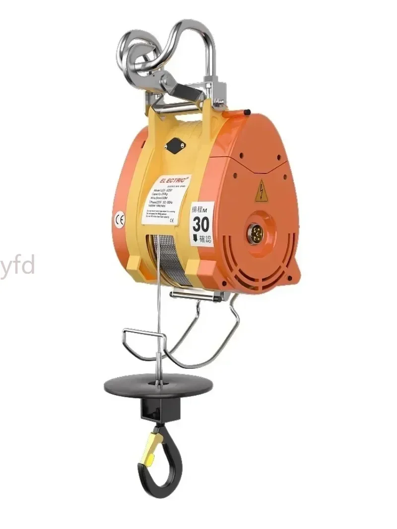 220V-1300W-Household-Portable-Suspended-Small-Hoist-Hoist-Ultra-High ...