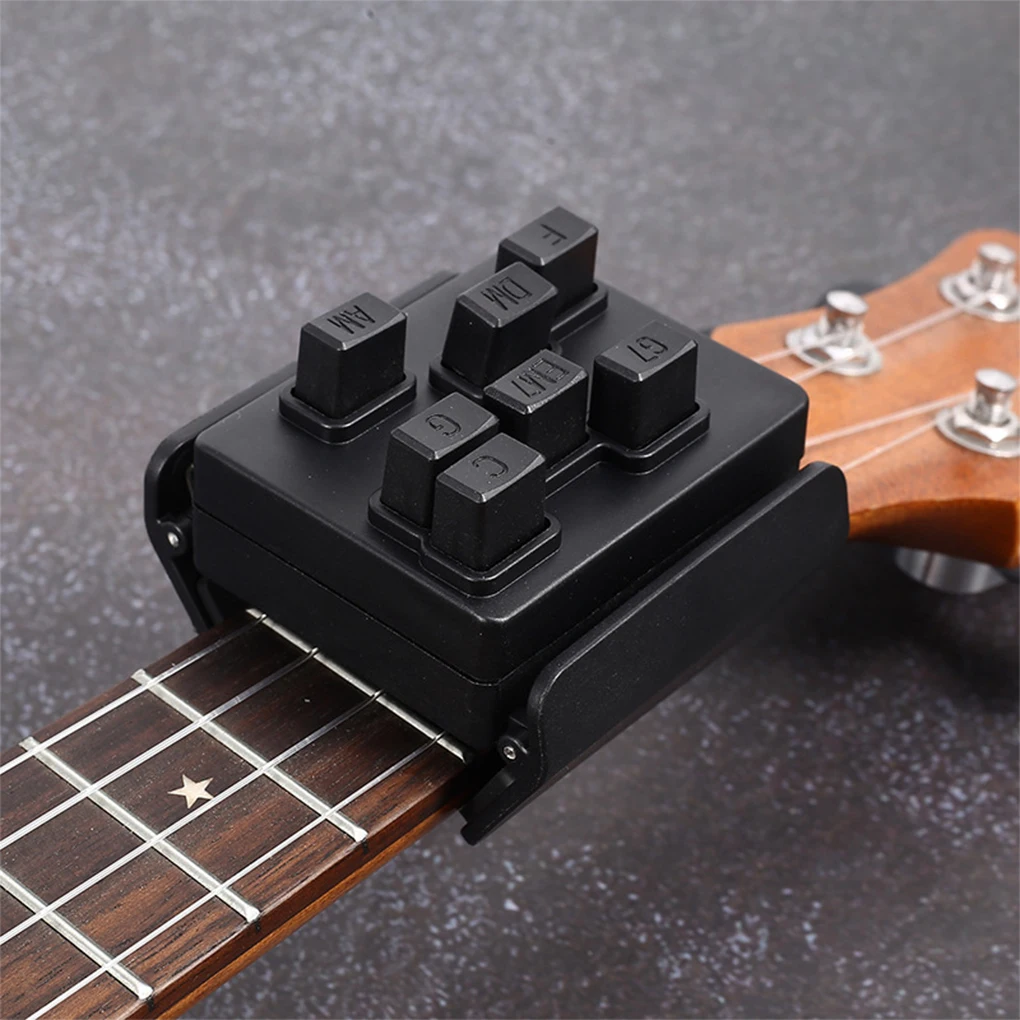 Ukulele-Guitar-Chord-Trainer-with-7-Buttons-Guitar-Learning-Aid-Tool ...
