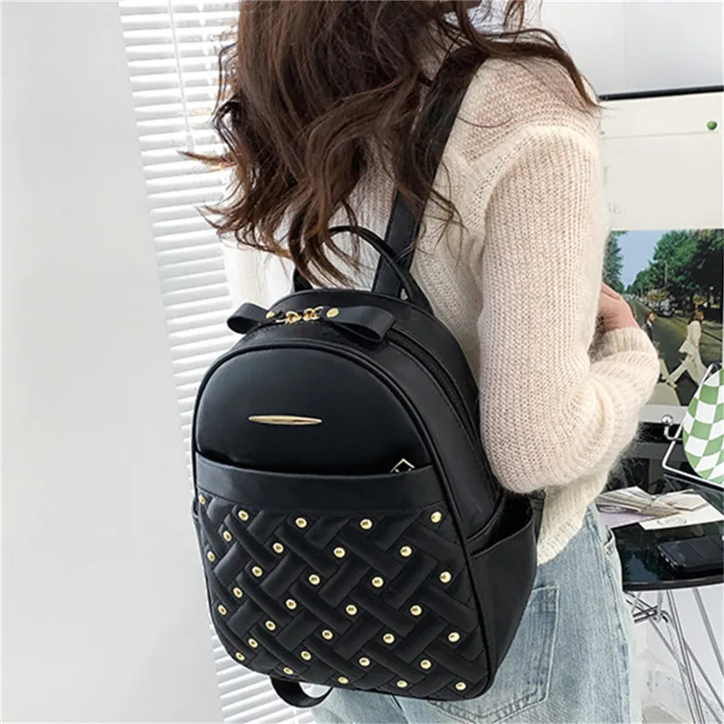 New-Designer-Backpacks-Women-Leather-Backpacks-Female-School-Bag-For ...