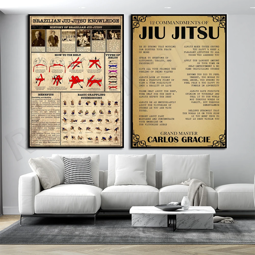 12-Jiu-Jitsu-Commandments-BJJ-Knowledge-Education-Guide-Print-Jiu-Jitsu ...