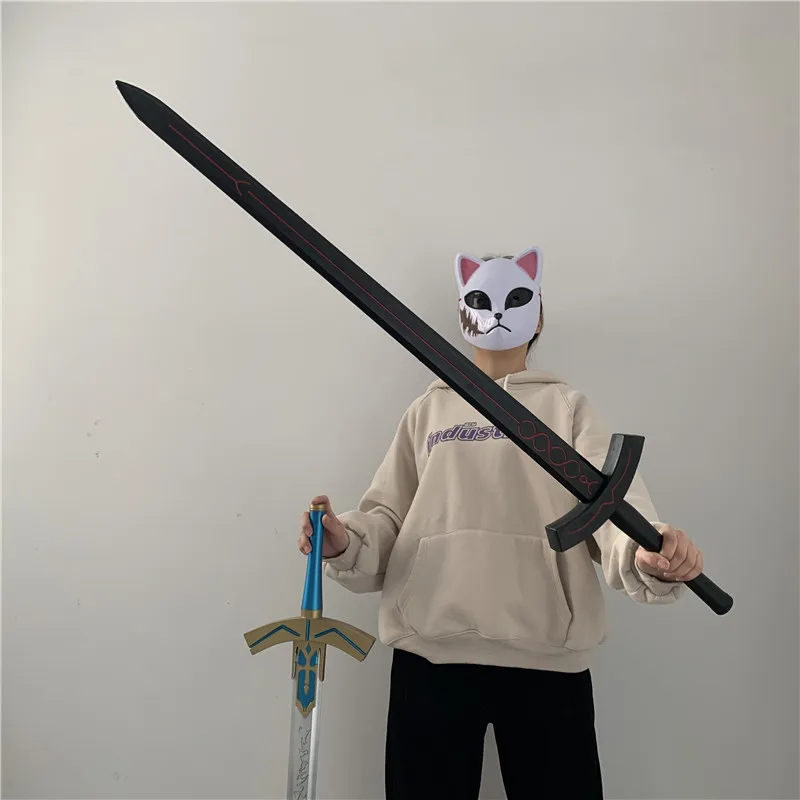 Espada-da-Vit-ria-Cosplay-Espada-Sagrada-Negra-Espada-de-Seguran-a-PU ...