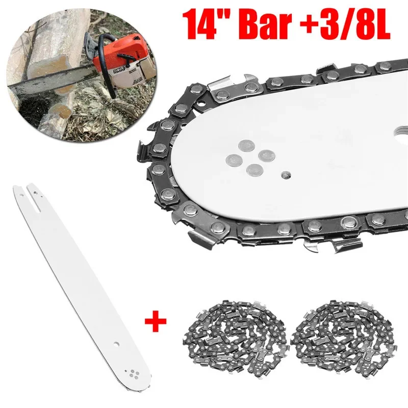 14-Inch-Chainsaw-Guide-Bar-With-Saw-Chain-3-8-LP-50-Section-Saw-Chain ...