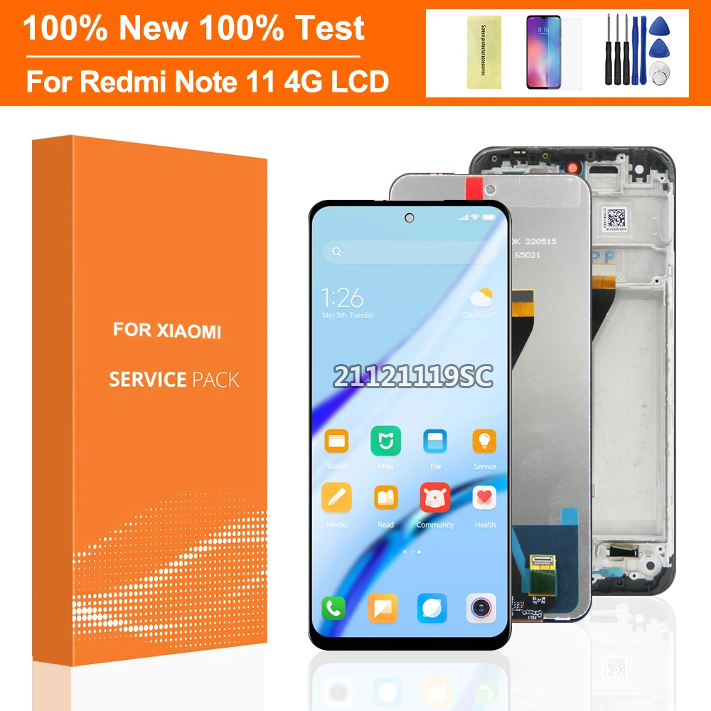 Xiaomi Redmi Note 11 Original Lcd Screen | Xiaomi Redmi Note 11 Lcd Touch Screen - Mobile Phone ...