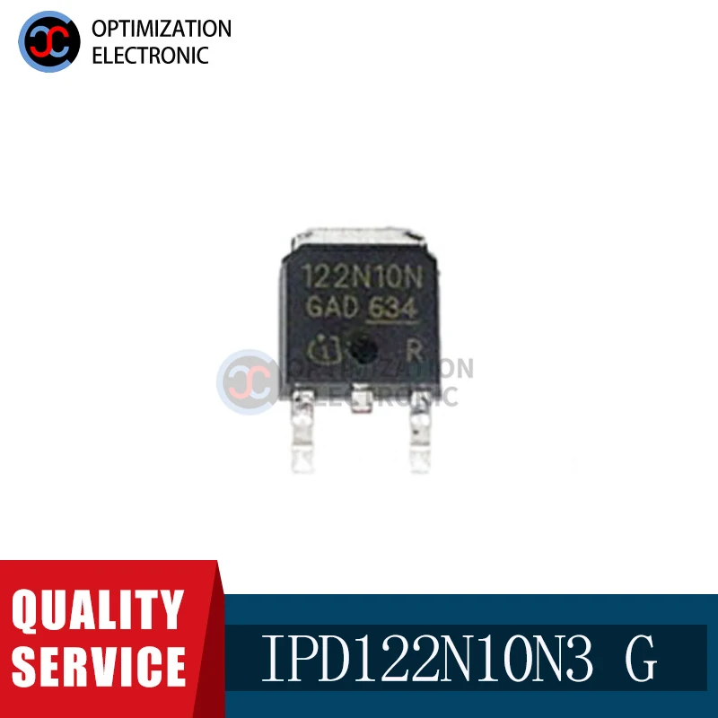 10PCS New original IPD122N10N3 G TO-252 package MOS FET N-channel 100V/67A
