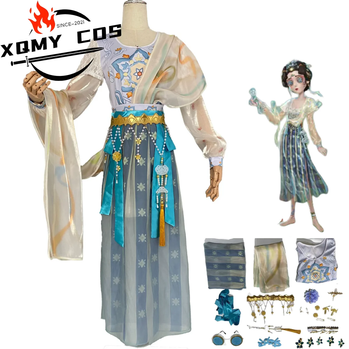 XqGame Identity ⅴEmily Dyer Doctor Lydia Jones Cosplay Costume ...