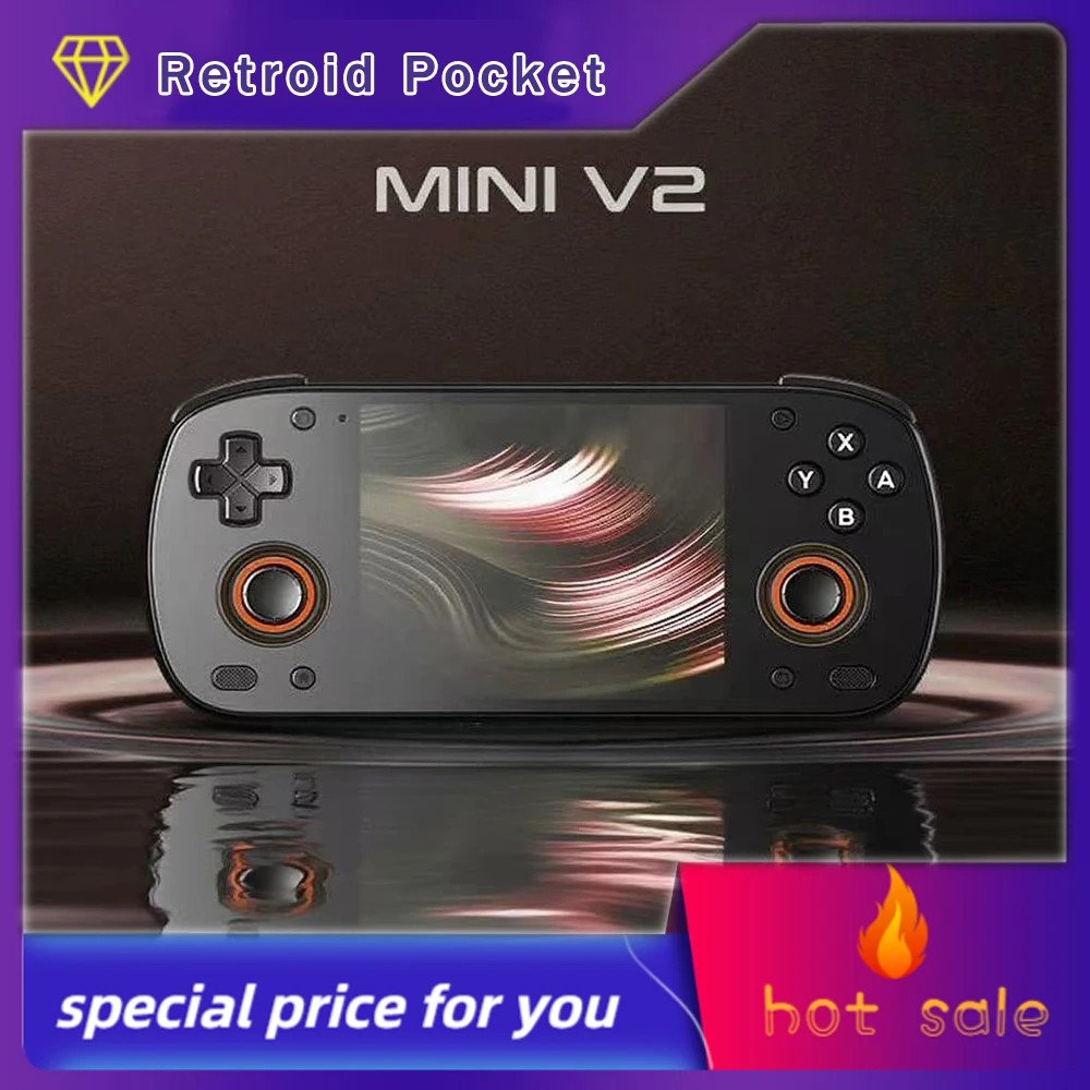 Retroid bolso miniv2 sd865 console portátil android console de jogos Wi ...
