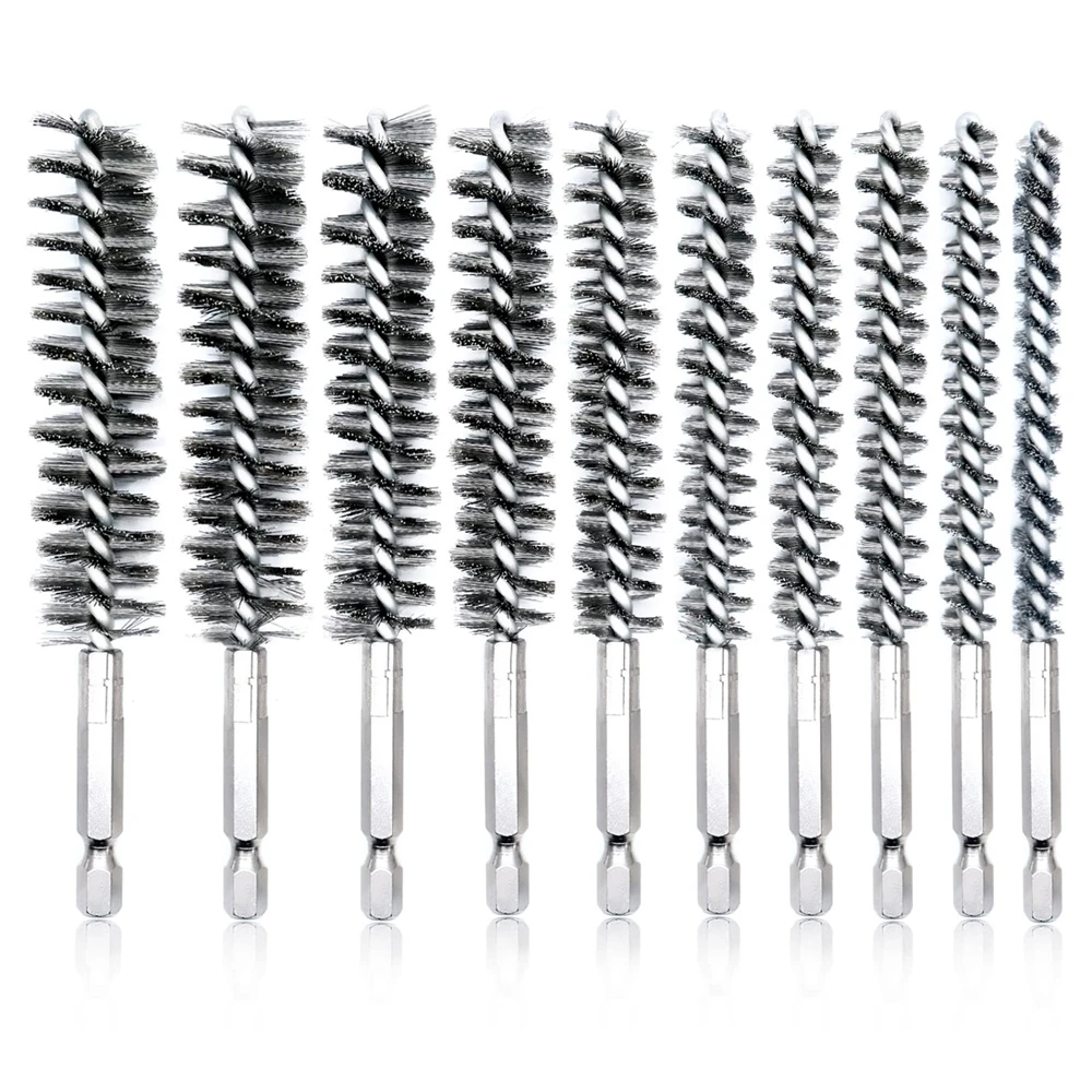 Steel Bore Wire Brush Twisted Wire Stainless Steel Cleaning Brush with ...