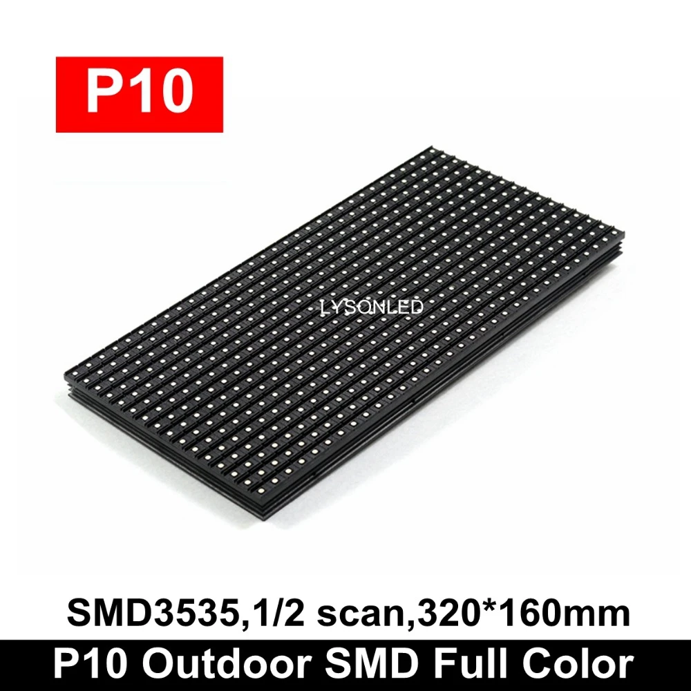 P10 Outdoor SMD Full Color Led Display Module 32x16 Pixels High ...