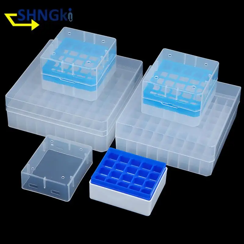 20-25-81-100-Sockets-Plastic-Test-Tube-Holder-Centrifuge-Tube-Rack-Box ...