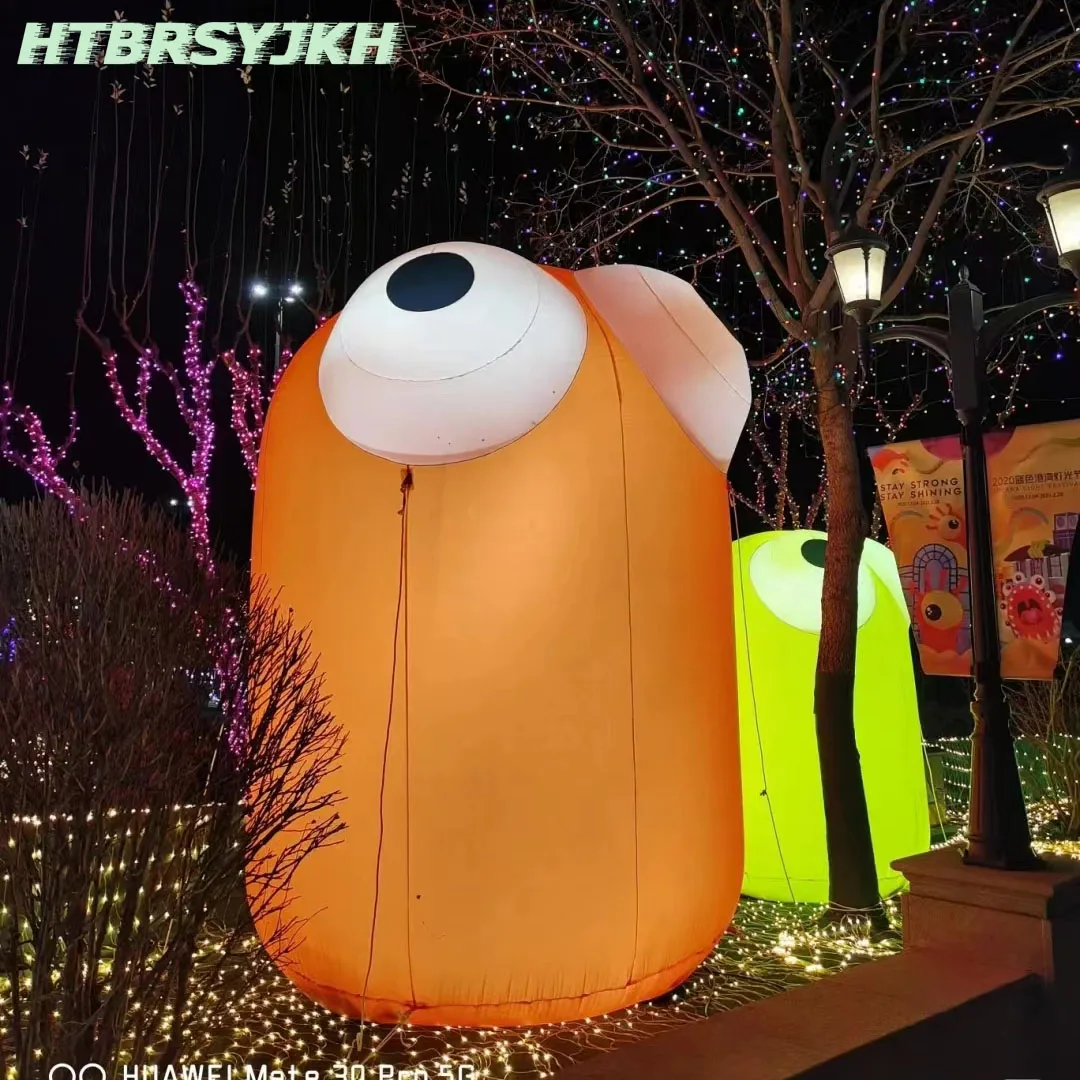 2M-Giant-Inflatable-Cartoon-Doll-with-Big-Eyes-White-LED-Air-Blow-3D ...