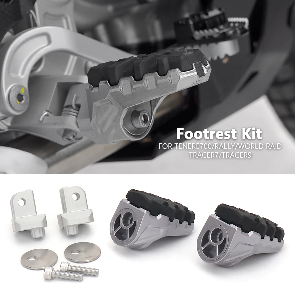 Motorcycle-Accessories-Foot-Pegs-FootRest-Footpegs-For-Yamaha-Tracer-9 ...