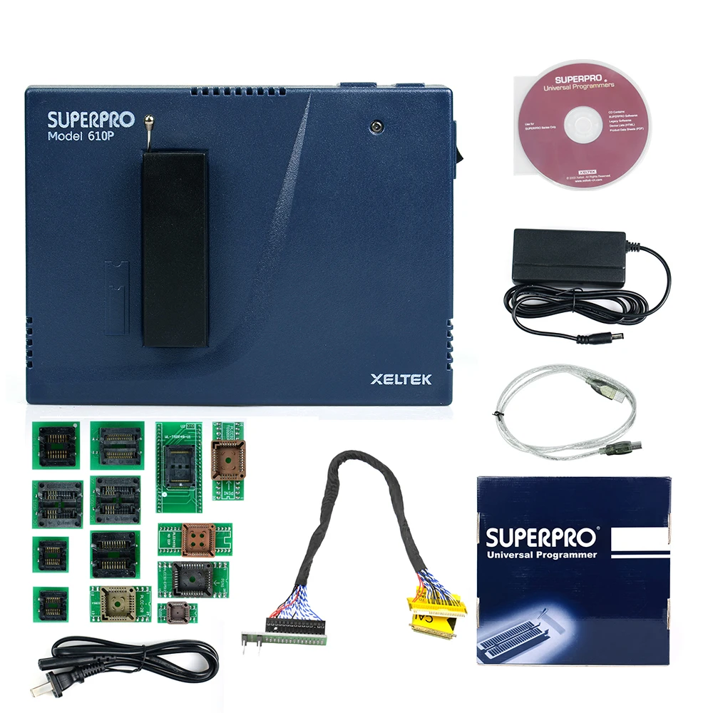610P+12 adapter +EDID Programming High Speed Xeltek USB Superpro ...