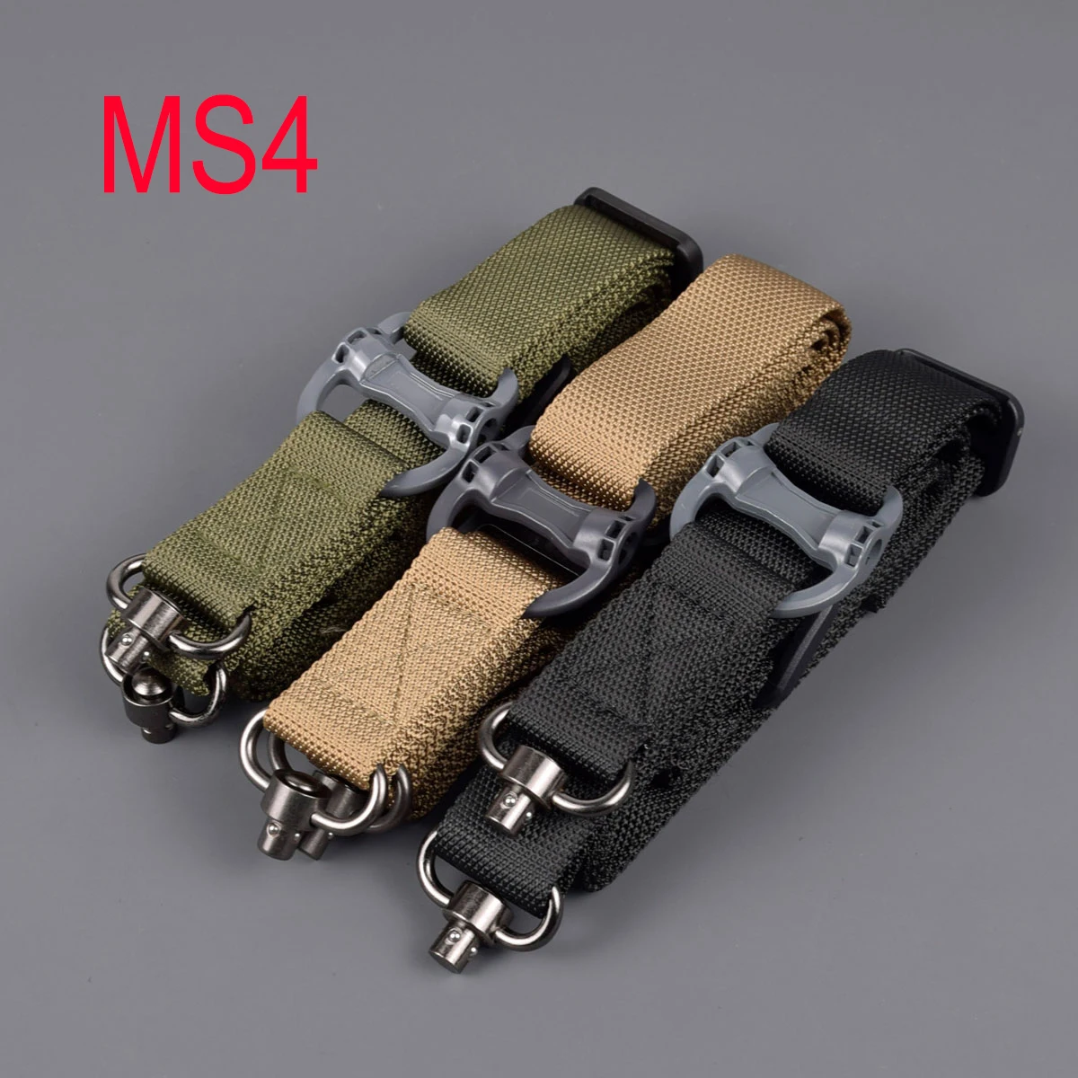 Adjustable-MS2-MS3-MS4-Tactical-Nylon-Two-Points-Rifle-Sling-Strap-Gun ...