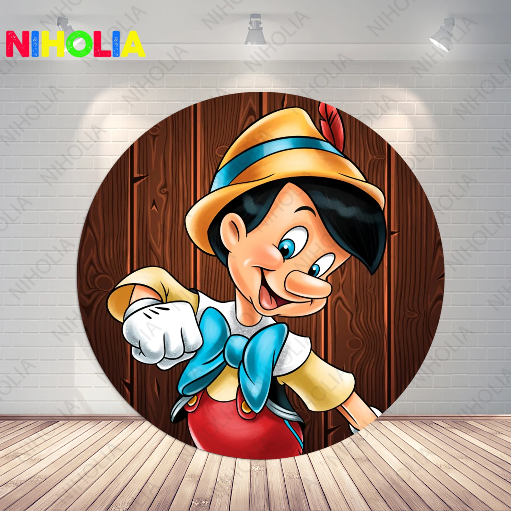 Disney-Circle-Photo-Backdrop-para-crian-as-Cartoon-Circle-Cover ...