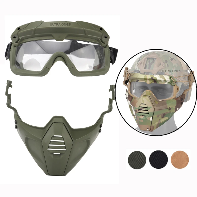 Military-Safety-Tactical-Masks-Goggles-Airsoft-Paintball-Combat-Mask ...