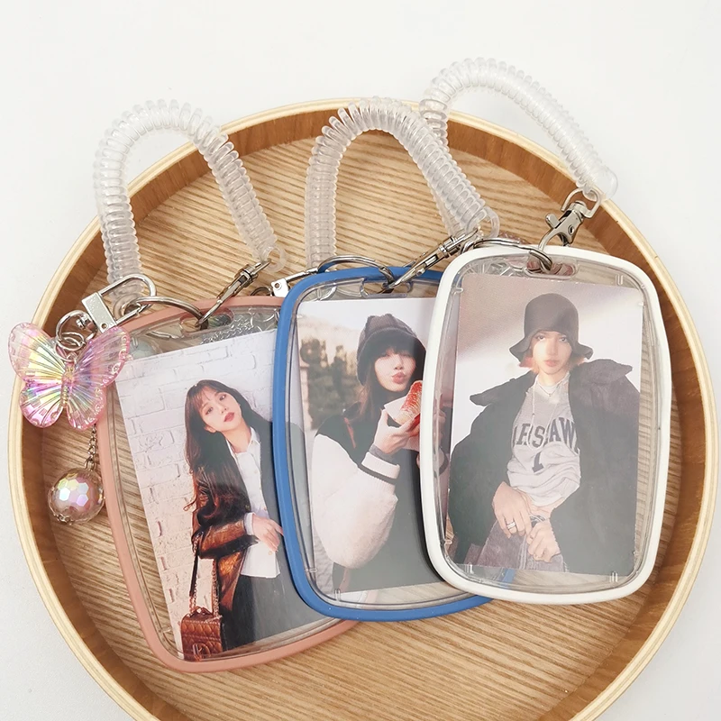 Ins Photocard Holder Polaroid Album Clear Acrylic Card Cover Cute Card ...