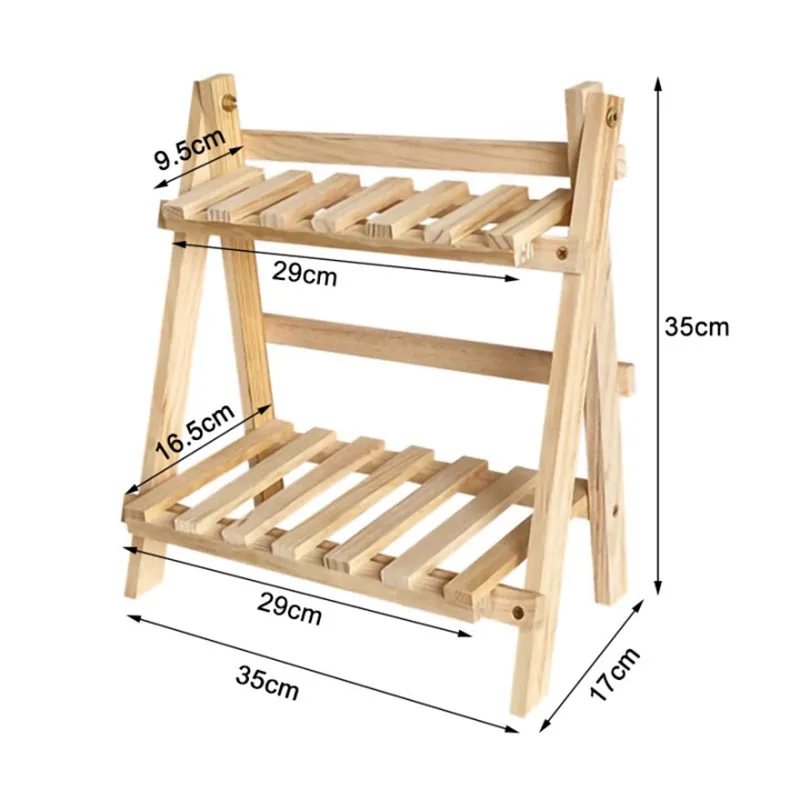 Double Layer Shelves Storage Shelf 35*17cm - NZshopsmart