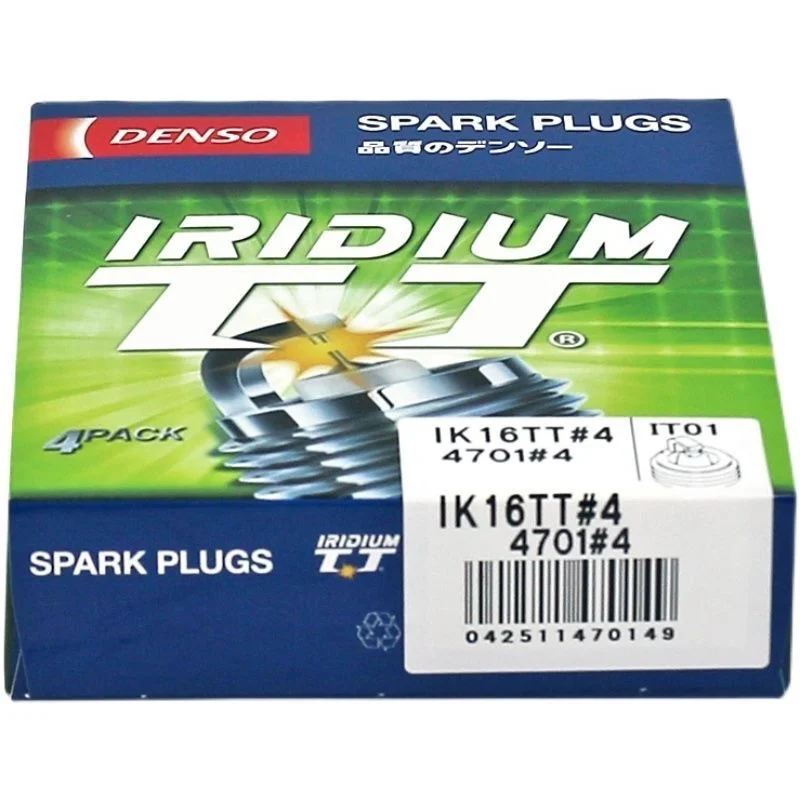 Denso-Double-Iridium-Gold-Spark-Plug-IK16TT-4701-For-Toyota-12AZ-Camry ...