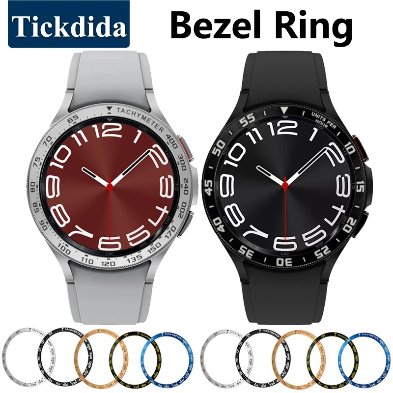 Metal-Bezel-Case-for-Samsung-Galaxy-Watch-6-Classic-47mm-43mm-4-5-Pro ...