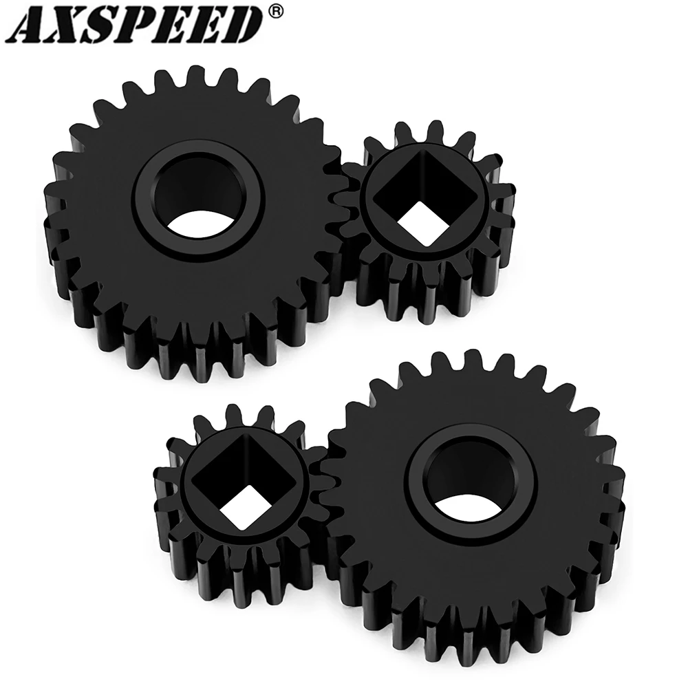 AXSPEED-4PCS-Steel-Axle-Gears-Portal-Output-Gear-for-Axial-Capra-1-18 ...