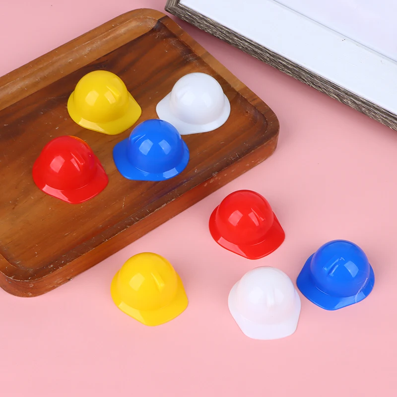 10Pcs-Mini-Dolls-Helmet-1-12-Dollhouse-Miniature-Safety-Helmet-Model ...