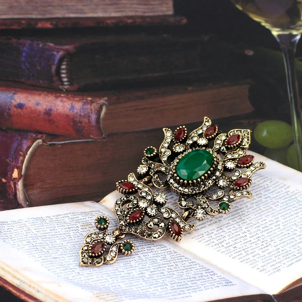 Neovisson-Vintage-Crytal-Flower-Brooch-Pins-Turkish-Women-Retro-Gold ...