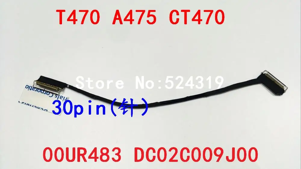 New Original Laptop Lcd Cable For Lenovo Thinkpad T470 A475 Ct470 00ur483 Dc02c009j00 Sc10g75185 ...