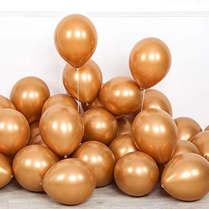 10-12inch-Metallic-Copper-Balloons-Birthday-Party-Balloon-Garland-Arch ...